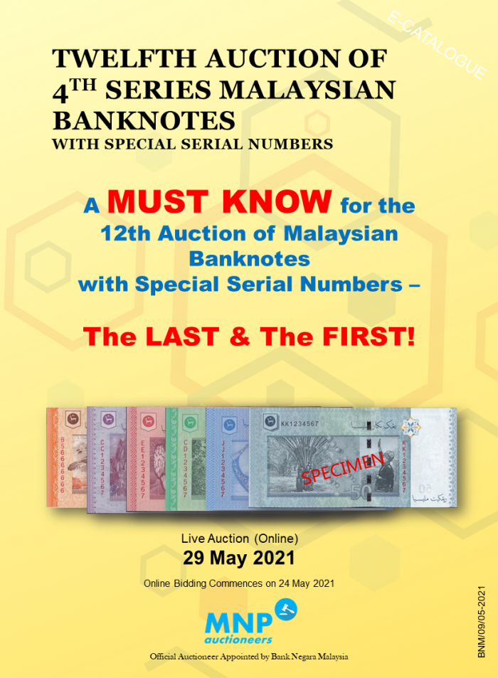 A MUST KNOW for the 12th Auction of Malaysian Banknotes with Special ...